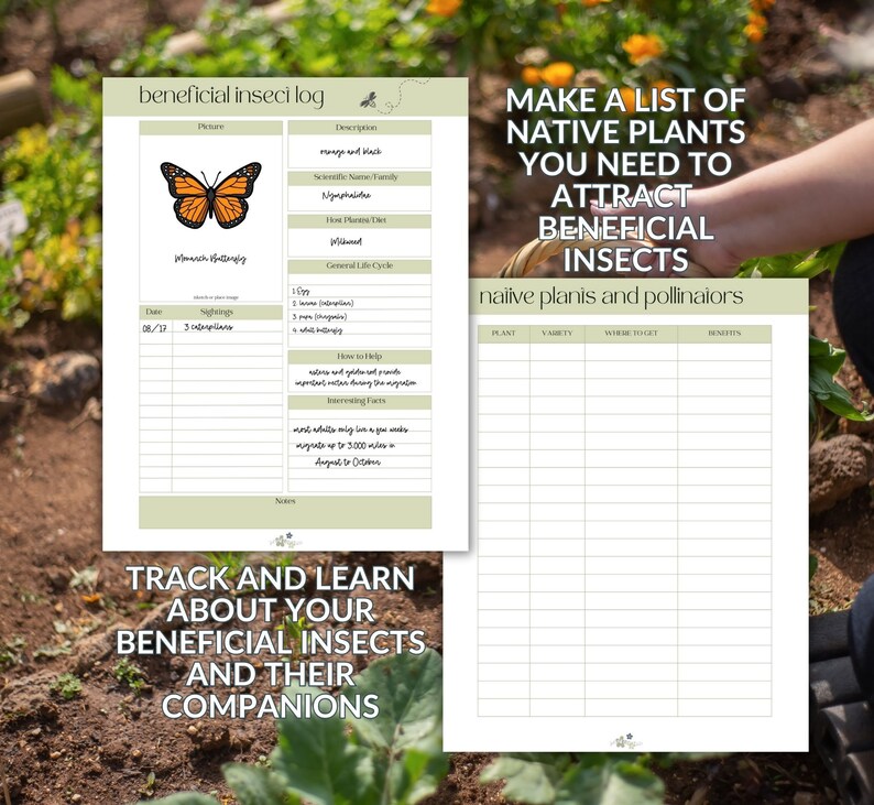 Printable Garden Planner: 24 Page Garden Journal (PDF A4 A5 Letter) - Etsy