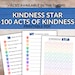 100 Acts of Kindness Challenge: Heart Coloring Sheet (PDF) - Etsy