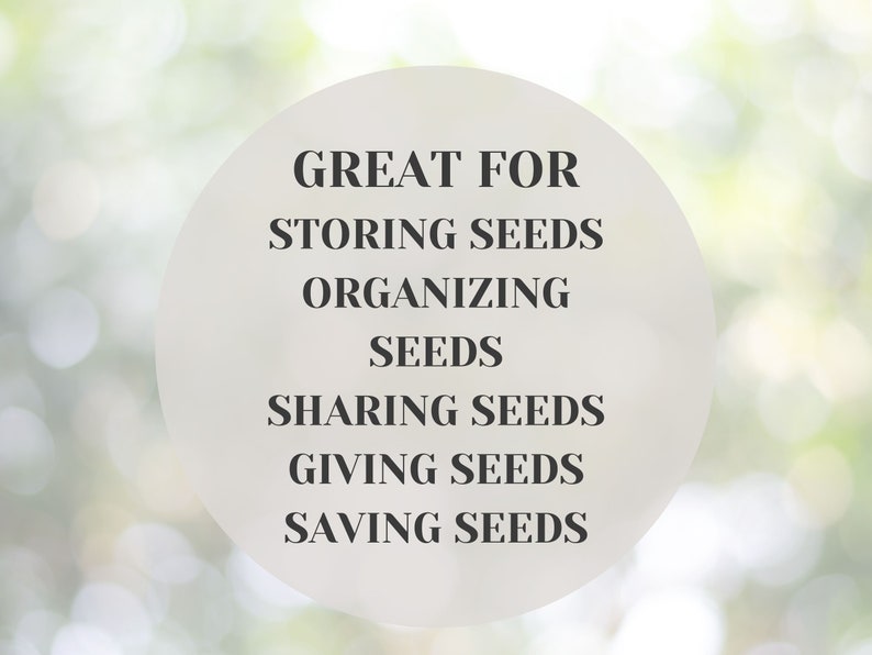 Printable Vegetable Seed Envelopes DIY Seed Packets Seed - Etsy