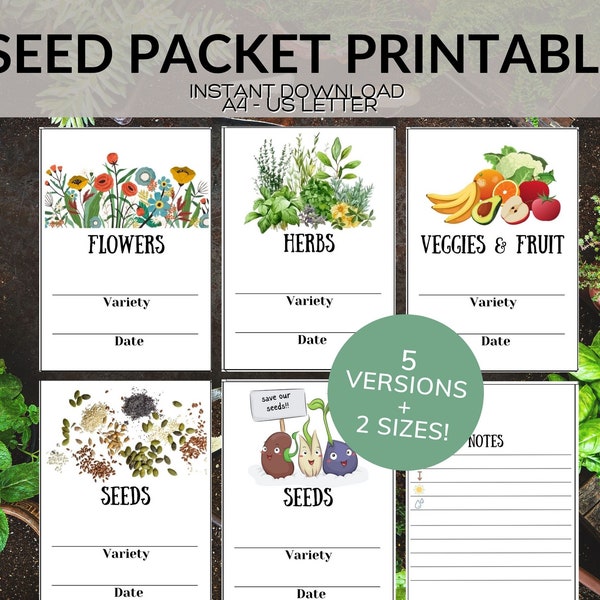 Seed Saving Envelope - Etsy