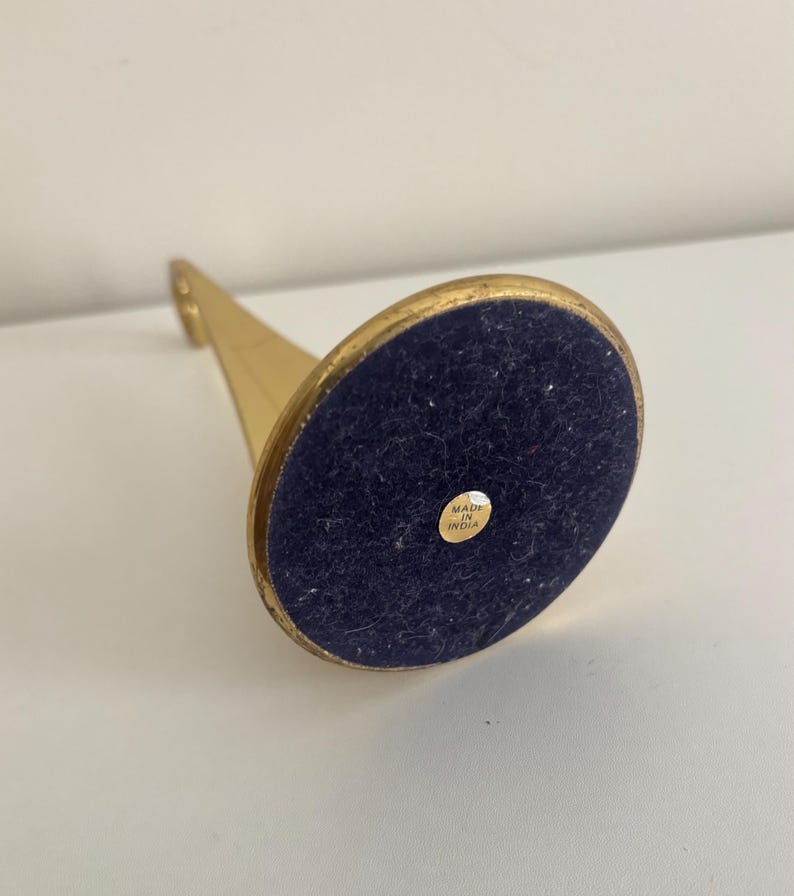 Unique Vintage Gift Idea | Mid Century Brass Swirl Taper Candle Holder ...