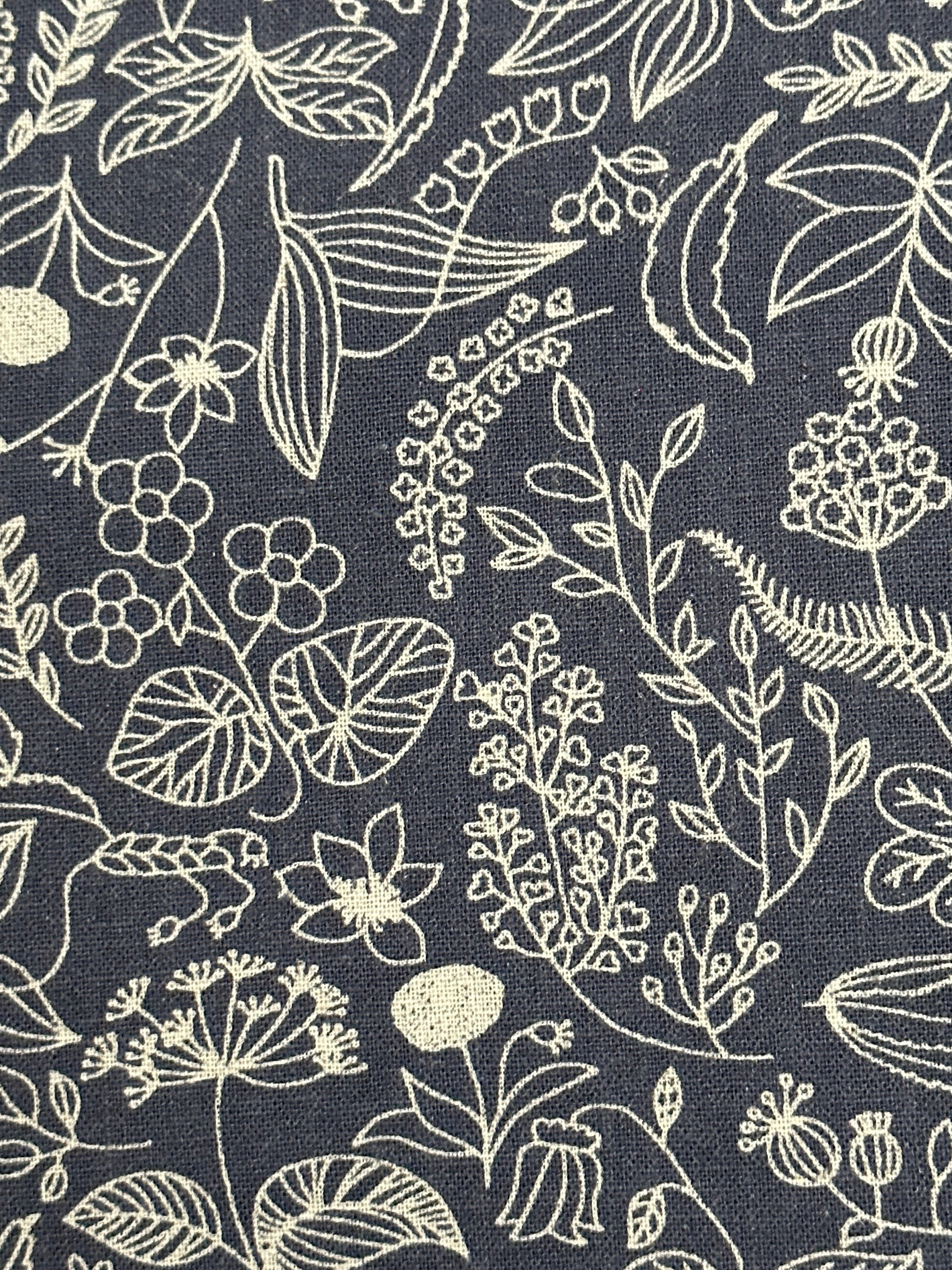 Handmade Large Cotton Botanical Print/ Flower Lace - Etsy