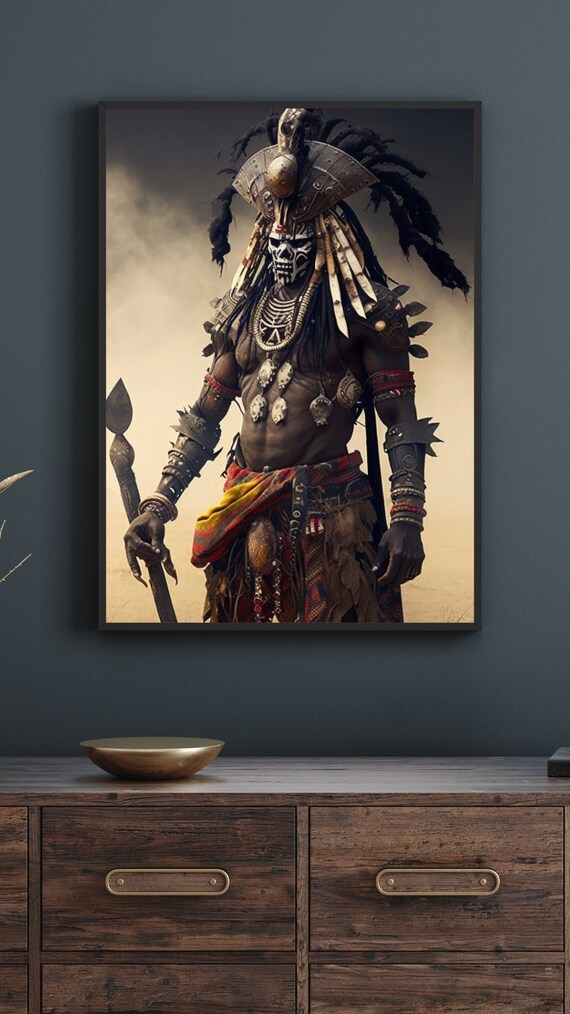 African Witch Doctor Art