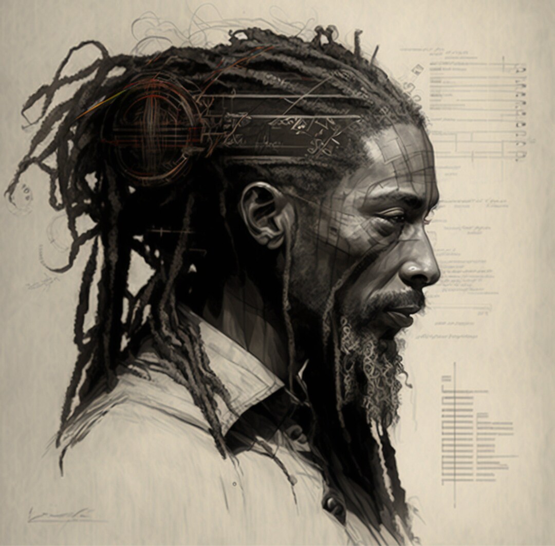Details of Rasta: Digital Art Print, Wall Art, AI Generated, Digital ...