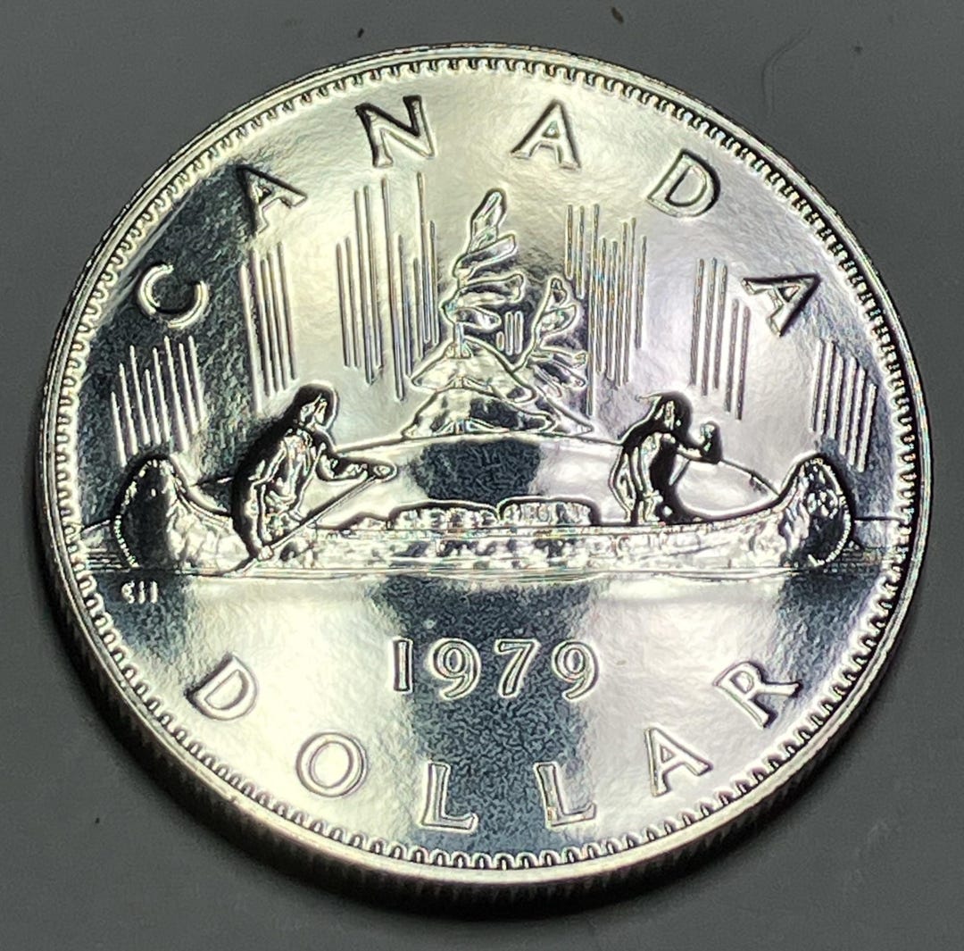 1979 Canadian Dollar: Vintage 47-year-old Brilliant Uncirculated Dollar ...