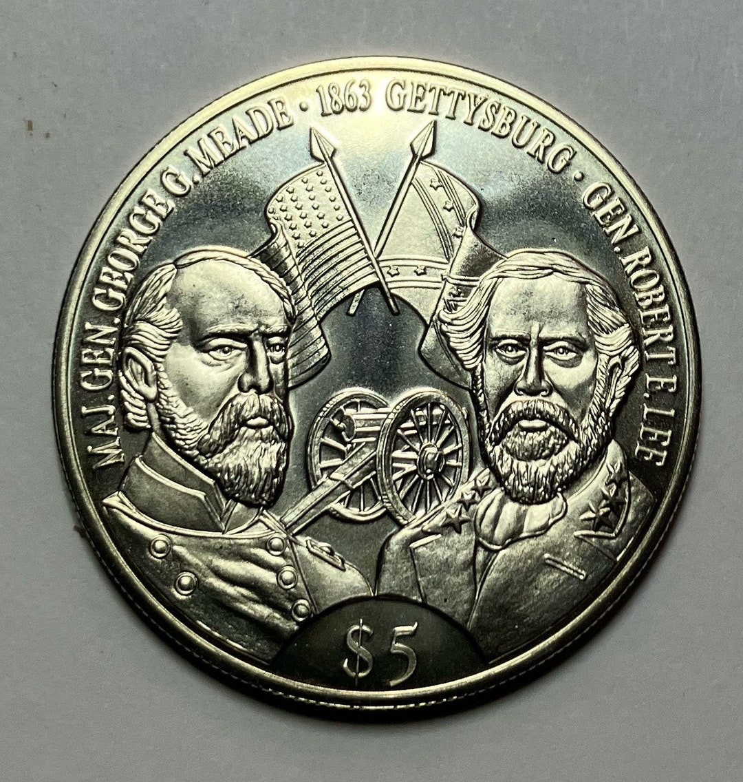 BU 1999 Gettysburg American Civil War Commemorative Coin From the ...