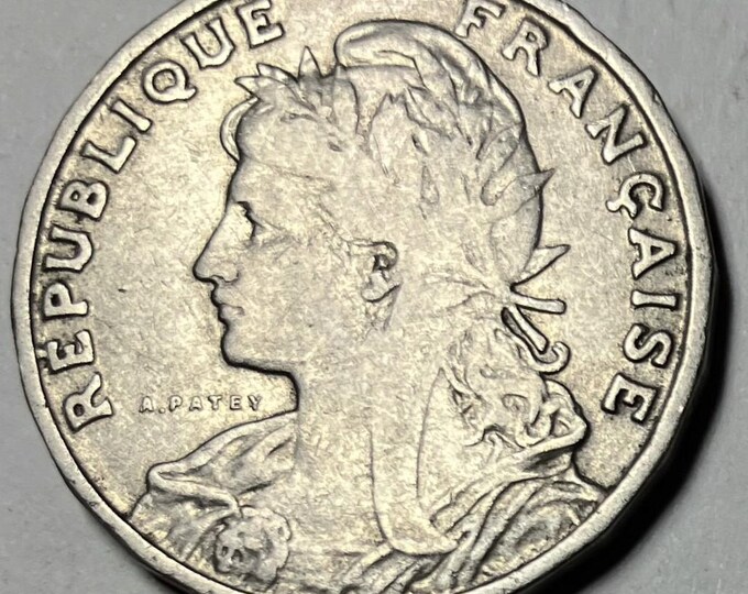 1904 France 25 Centimes Coin - Stunning 110 Year Old Vintage French ...