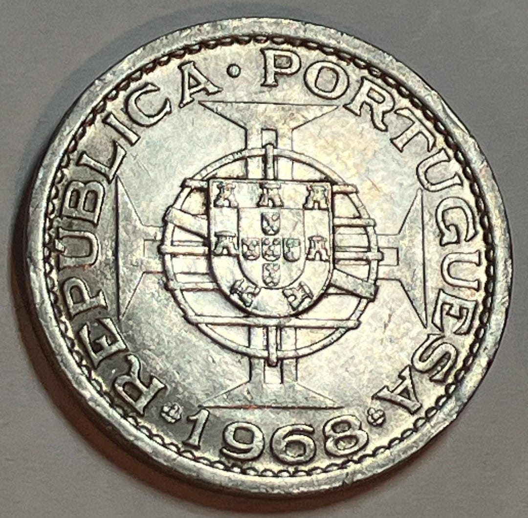 1968 Portuguese Macau 1 Pataca - Rare Vintage 58-year-old Euro-asian ...