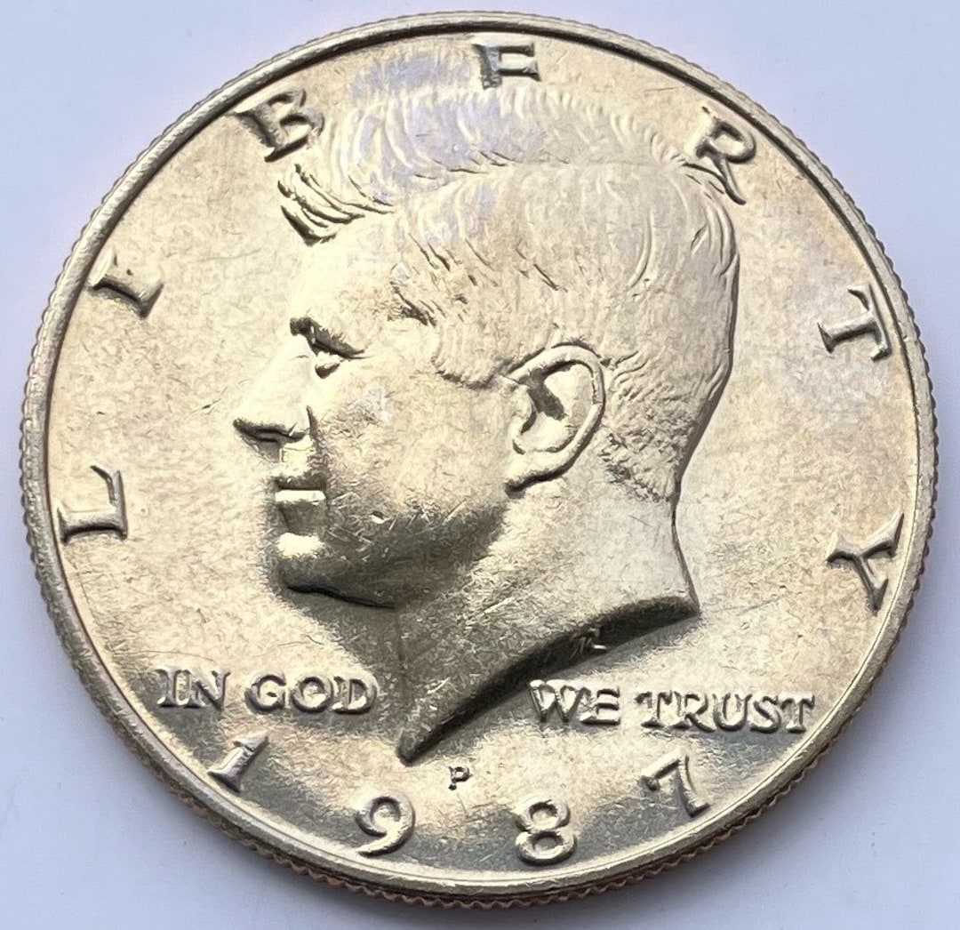1987 P NIFC not Issued for Circulation Kennedy Half Dollar Hard to Find ...