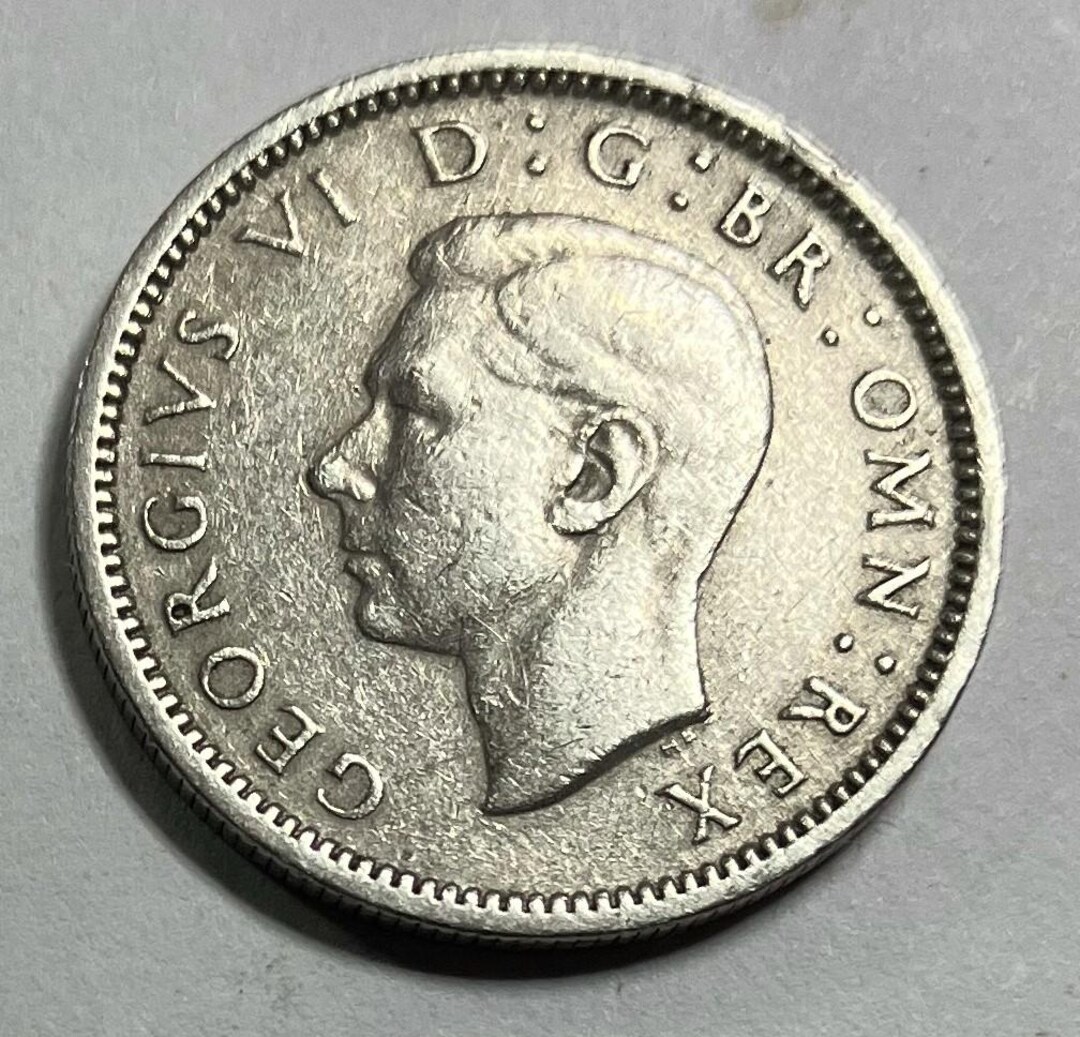 Lucky Wedding Coin! - 1951 British Sixpence Coin - Etsy