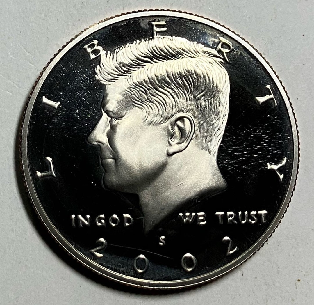 2002 S Proof Kennedy Half Dollar - Beautiful Deep Cameo Finish - an ...