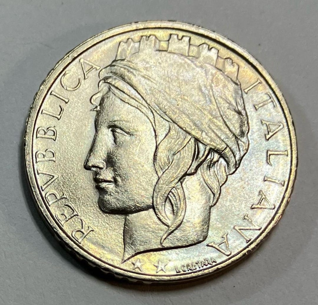 1996 Italian 100 Lire Coin - Nice Vintage World Coin From Italy. Larger ...