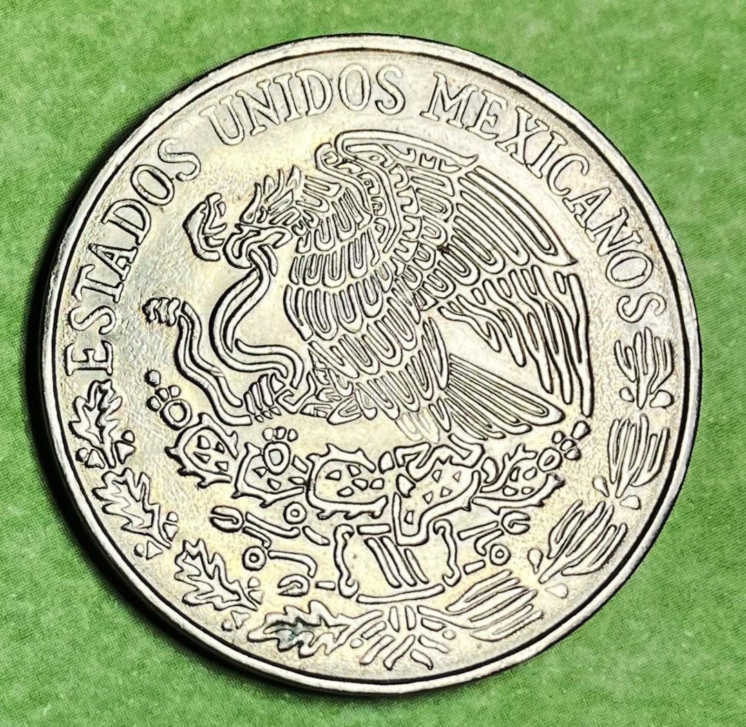 1976 Mexico 5 Pesos - Stunning 49 Year Old Mexican Coin! - Etsy