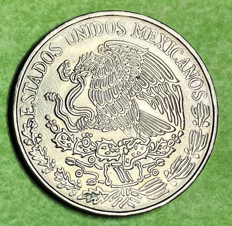 1976 Mexico 5 Pesos - Stunning 49 Year Old Mexican Coin! - Etsy