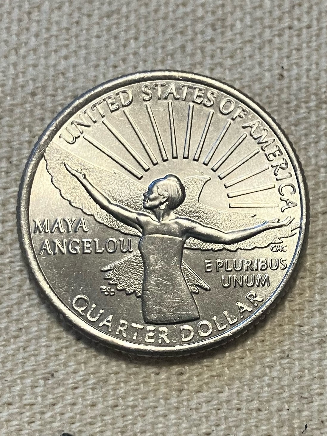 2022 P Washington Maya Angelou Mint Error Quarter Die Chip - Etsy