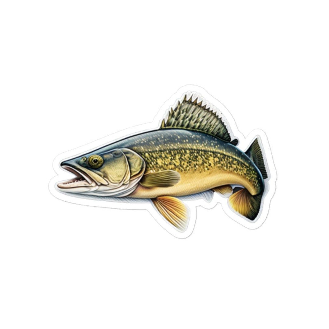 Walleye Sticker - Etsy