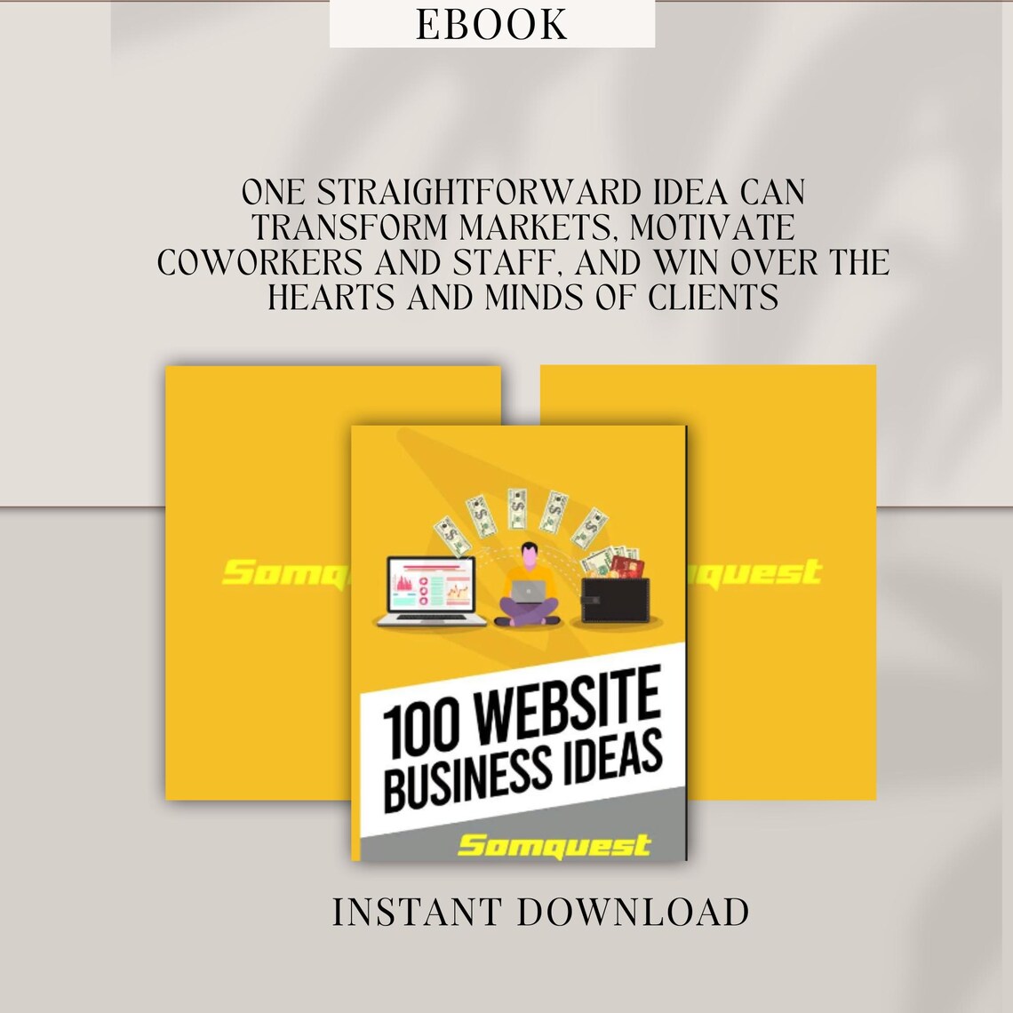 100 Business Website Ideas | INSTANT DOWNLOAD | Web Hosting Company ...