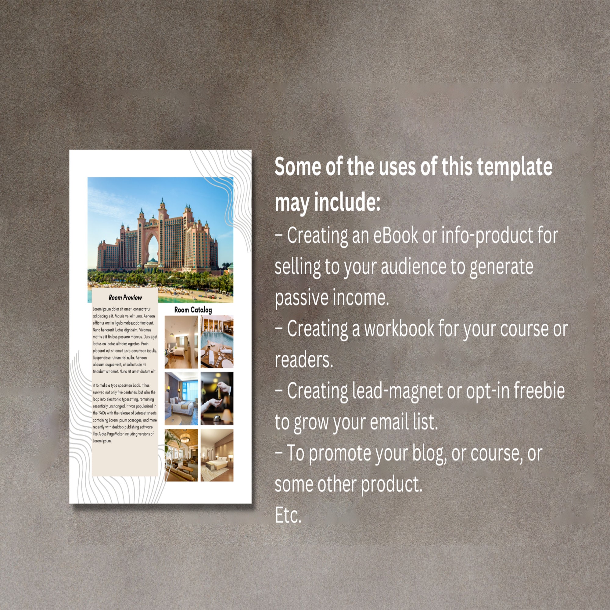 Editable Canva Workbook Template, Customizable Digital Workbook Design ...