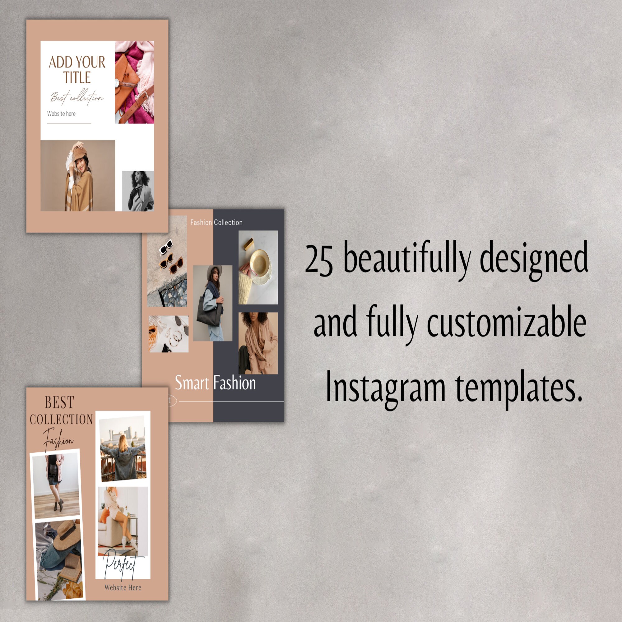 Canva Editable Instagram Post Templates, Business Branding Graphic ...