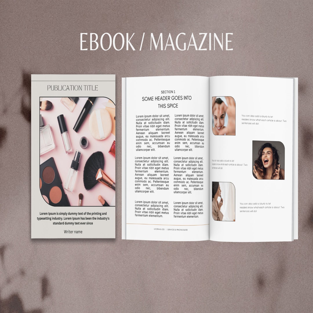 Ebook Template for Creating Gorgeous, Professional-grade Magazines ...