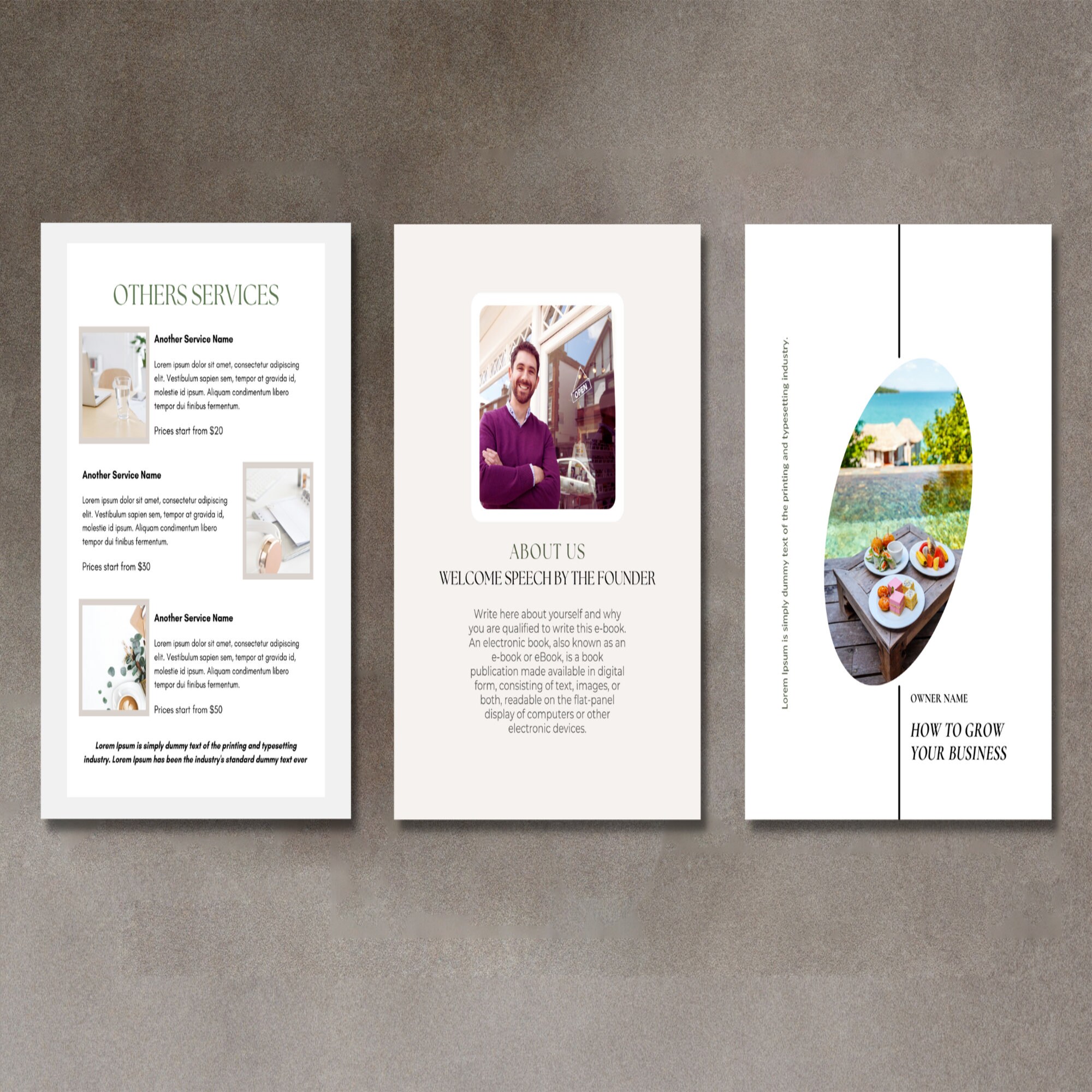 Editable Canva Workbook Template, Customizable Digital Workbook Design ...