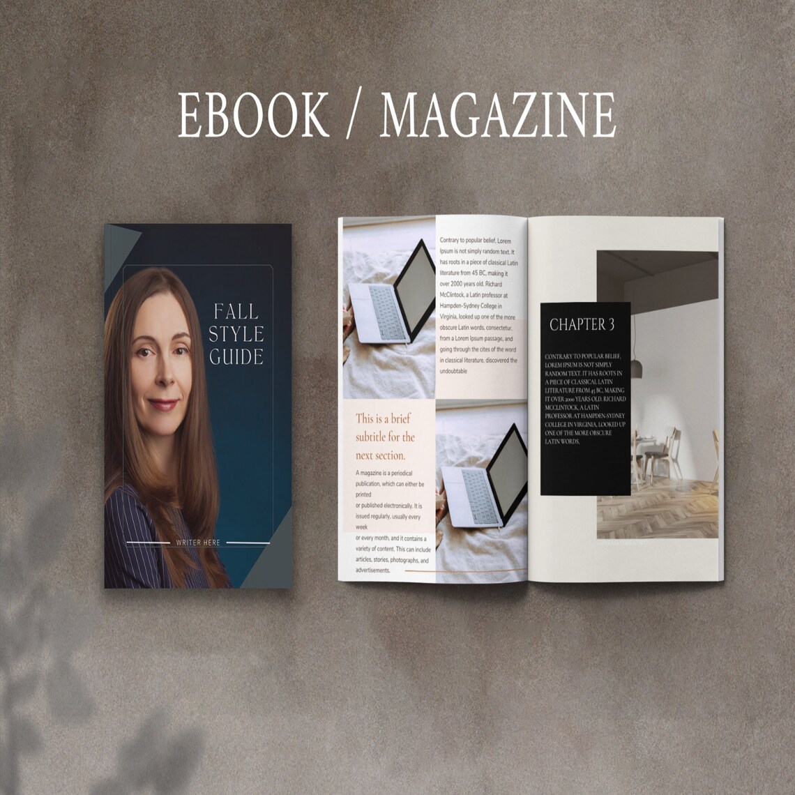 Editable Custom Canva Ebook & Magazine Template, Professional Digital ...