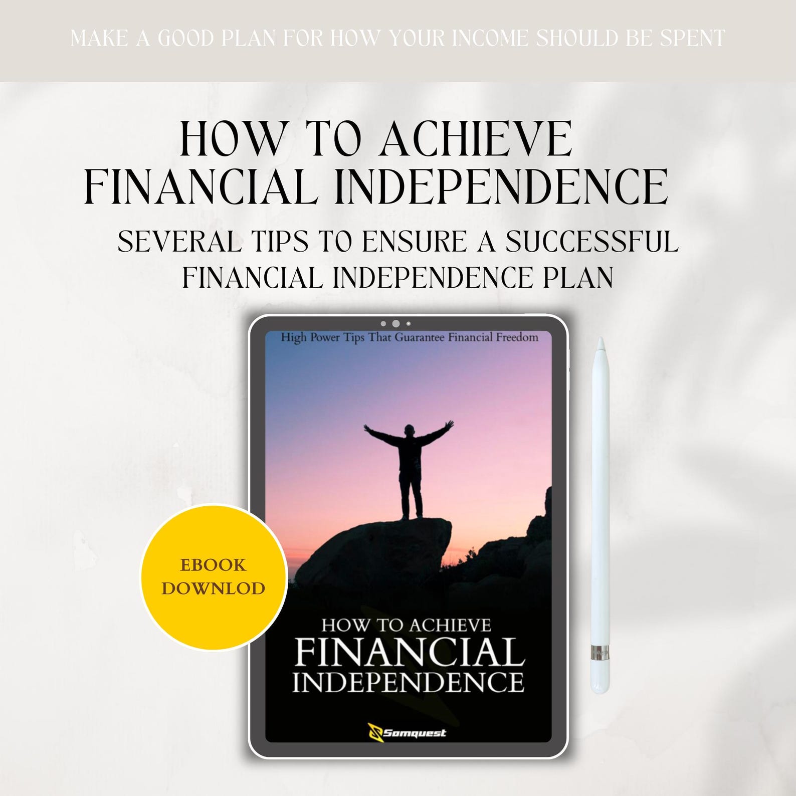 Financial Independence Guide | INSTANT DOWNLOAD | Digital Ebook ...