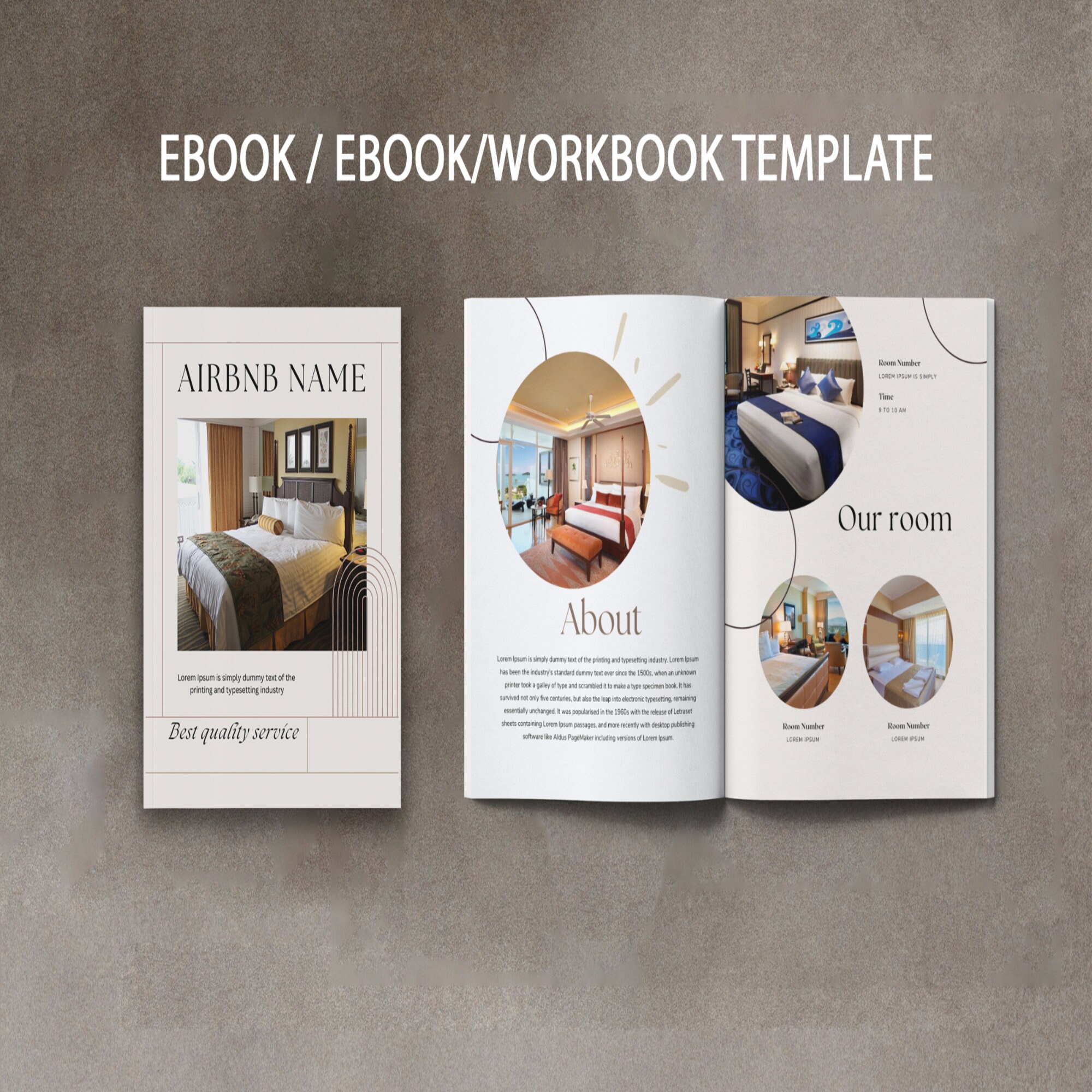 Editable Canva Workbook Template, Customizable Digital Workbook Design ...