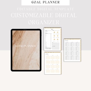 Digital Goal Planner, Interactive Planner for Goal Setting, 2025 ...