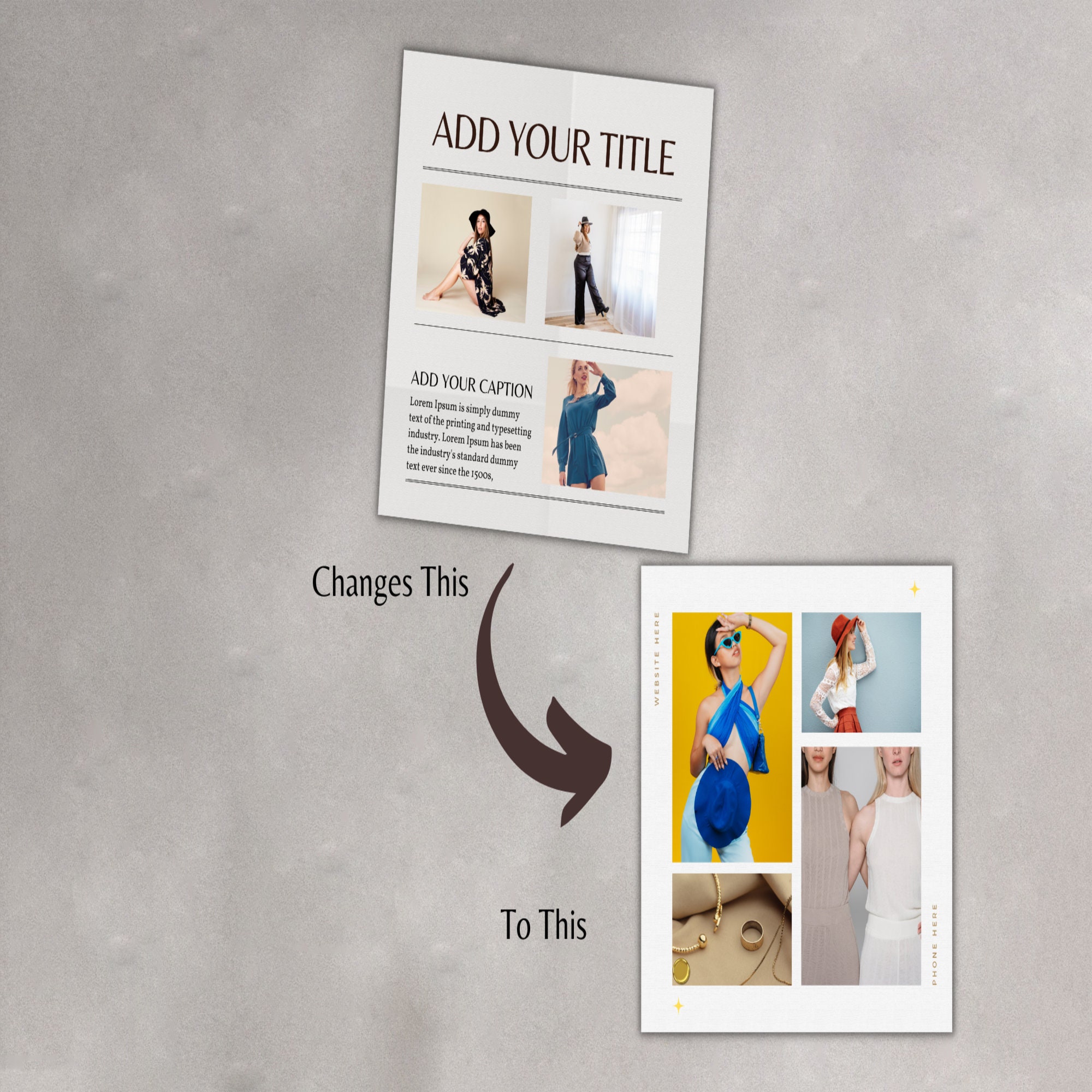 Canva Editable Instagram Post Templates, Business Branding Graphic ...