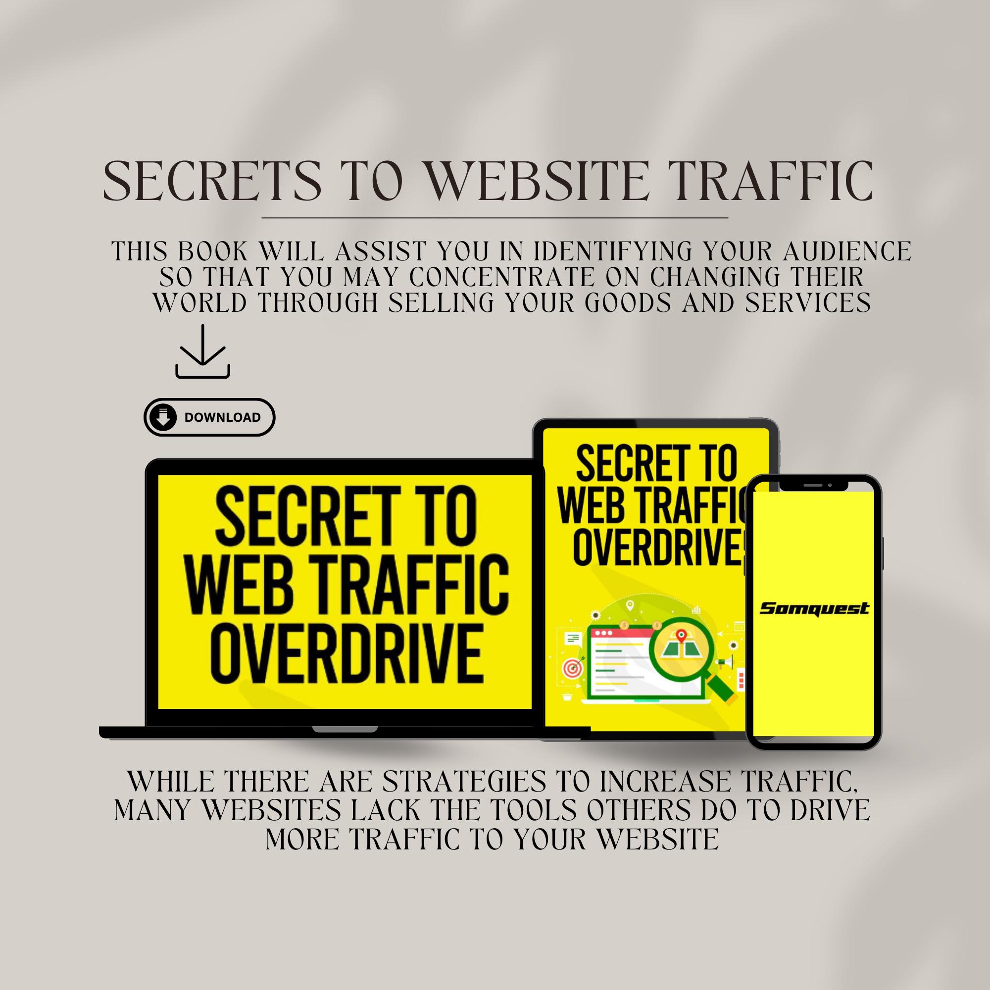 Secrets to Website Traffic | INSTANT DOWNLOAD | Drive Online Traffic ...