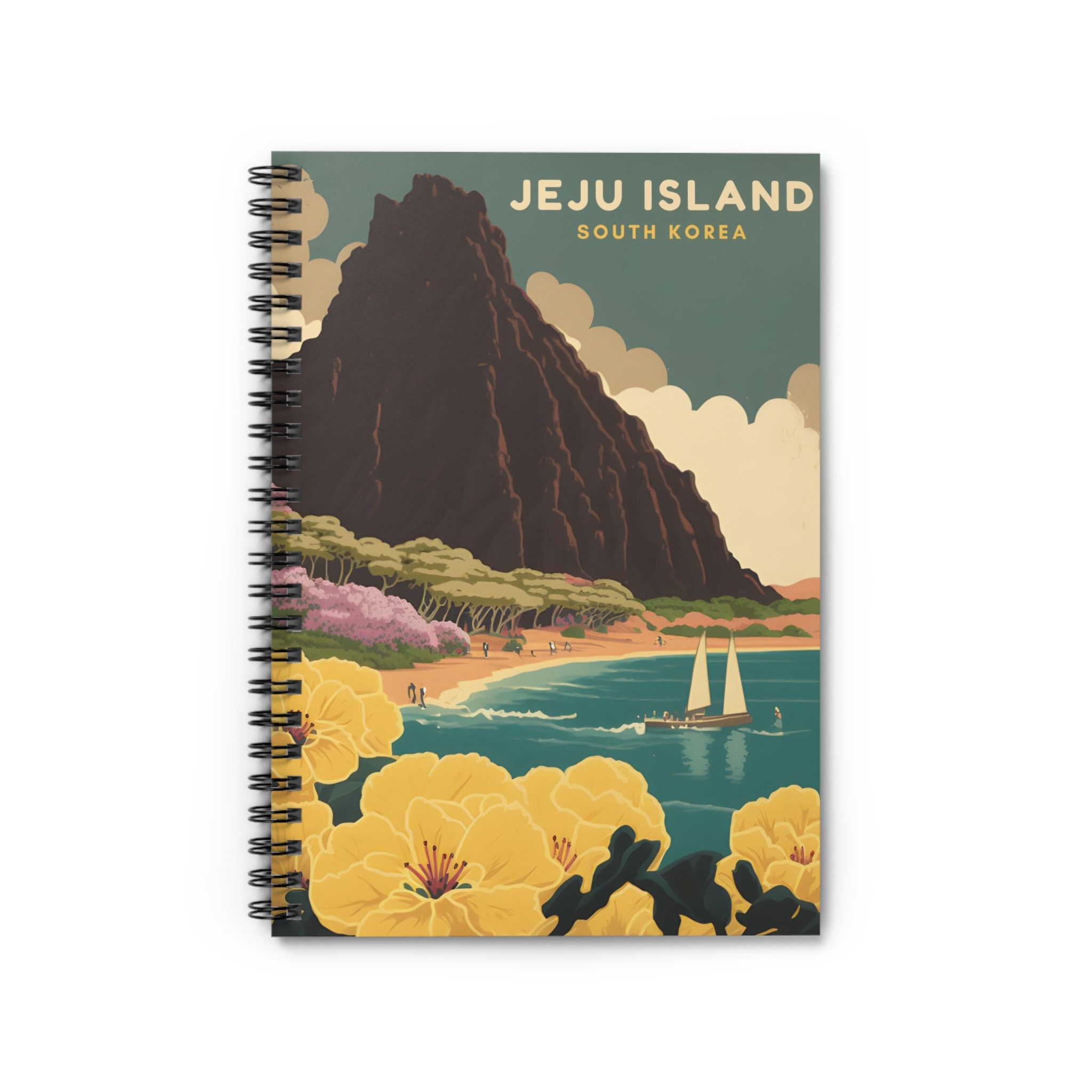 Jeju Island, Korea Spiral Notebook, Teacher Gift, School Notebook ...