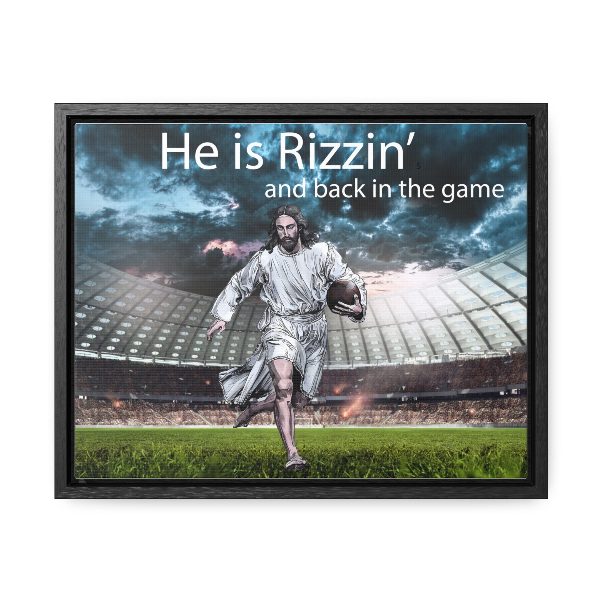 He is Rizzin', and in the Game, Easter Shirt of Jesus Playing Football ...