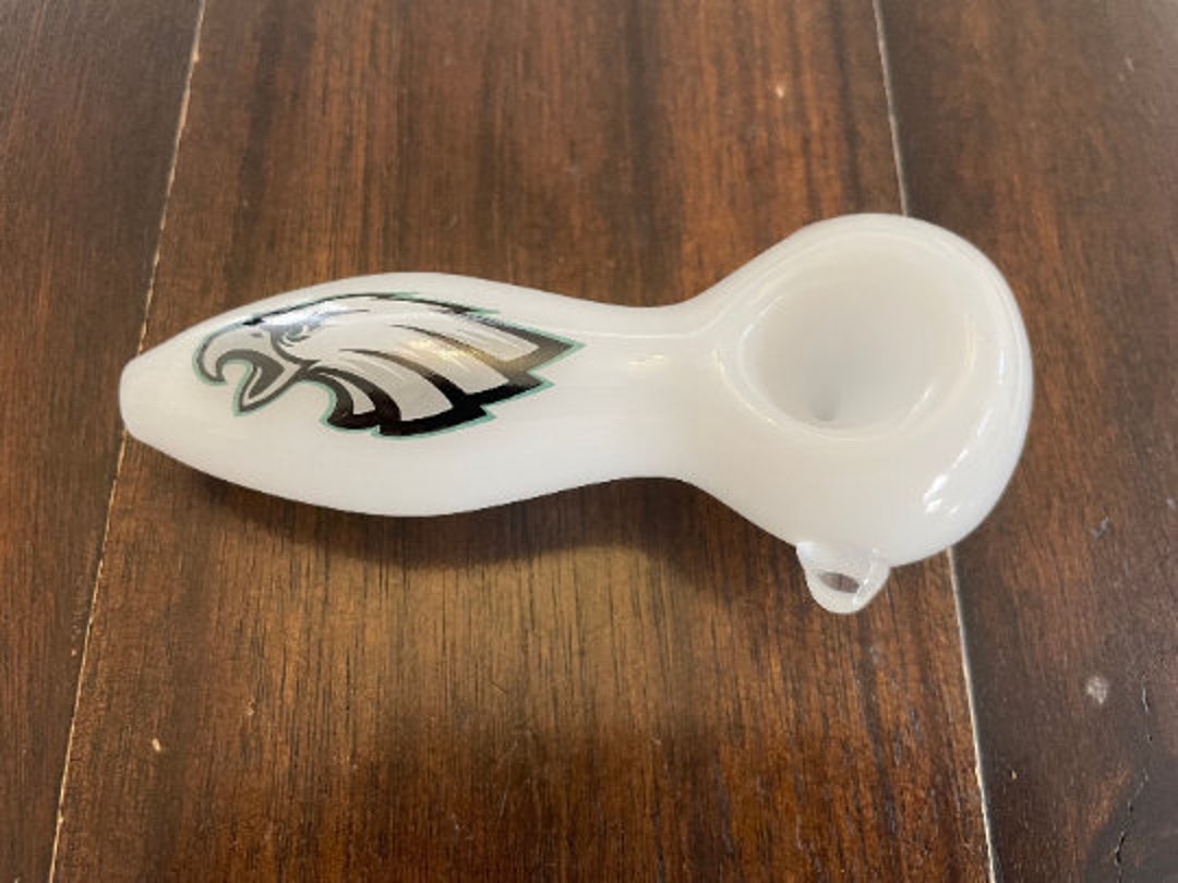 4 Premium Glass Pipe White Philly Philadelphia Eagles - Etsy