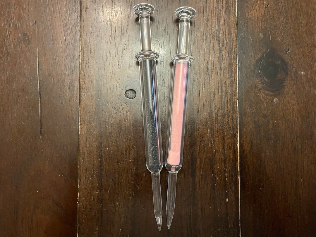 6.25" Glass Sand Needle Syringe Wax Soap Carving Tool Choose Color - Etsy