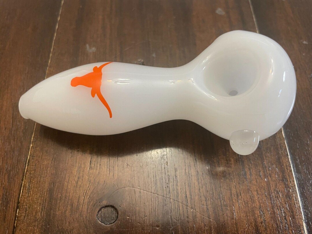 4 Premium Glass Pipe White Texas Longhorns - Etsy