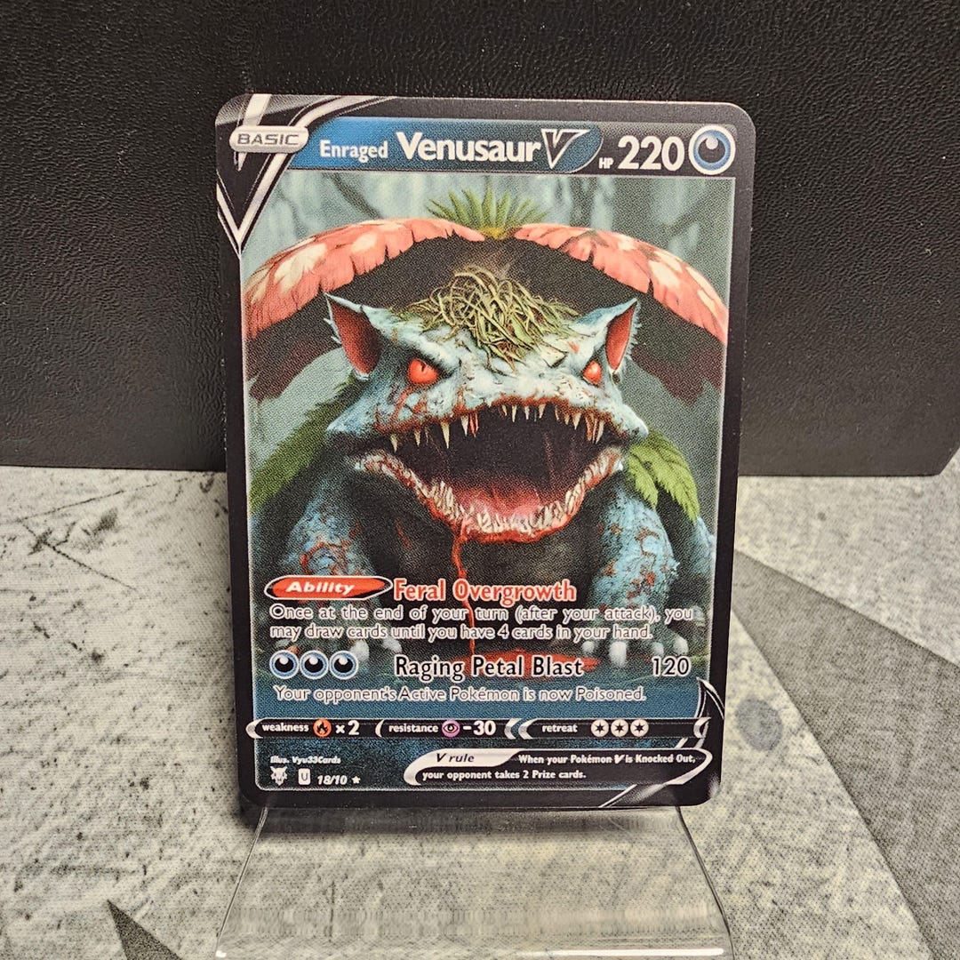 Venusaur Custom Horror Pokémon Fan-art Card - Etsy Australia