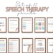 10 Speech Therapy Room Posters, SLP Decor, Speech Language Pathology ...