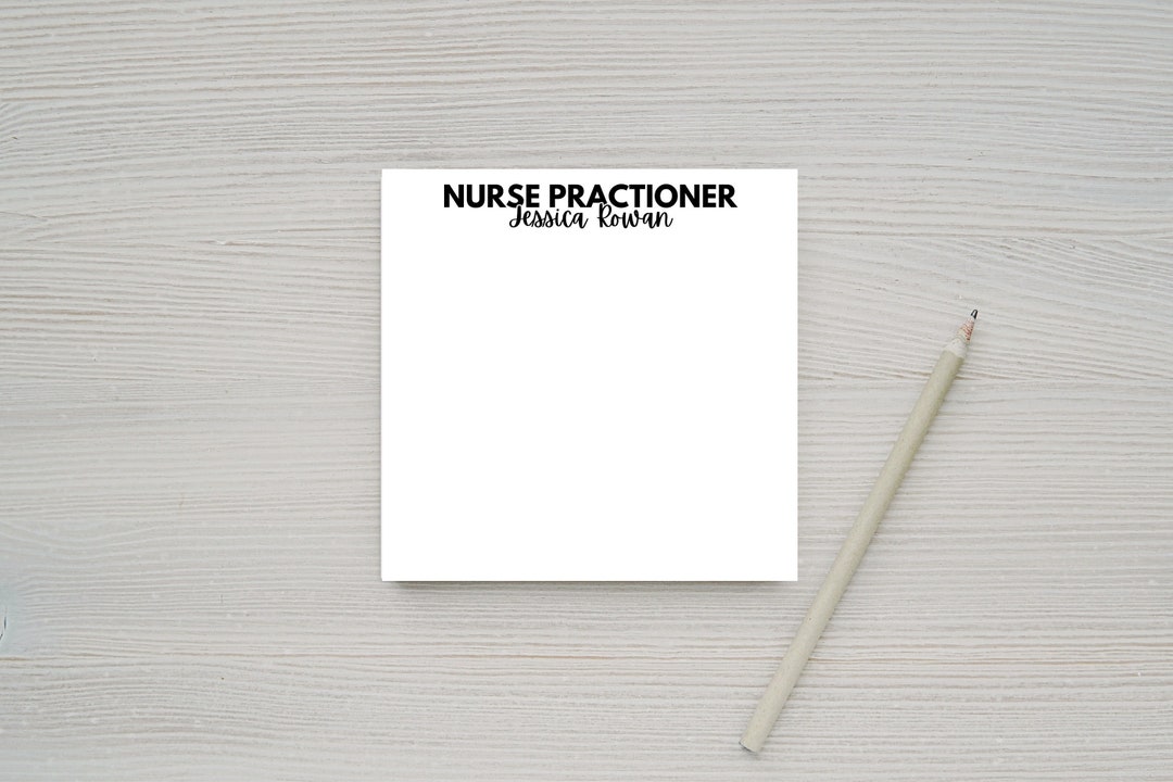 Personalized Nurse Practitioner Post-it® Note Pads, NP Gifts, Nurse ...
