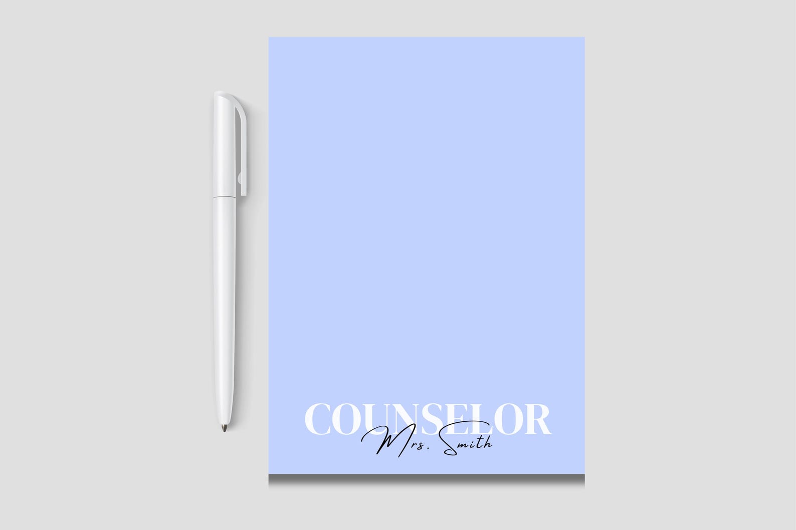 Personalized Counselor Post-it Notes, Custom Counselor Gifts, Back to ...