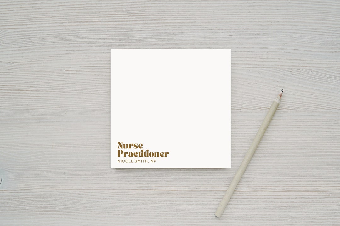 Personalized Nurse Practitioner Post-it® Note Pads, NP Gifts, Nurse ...