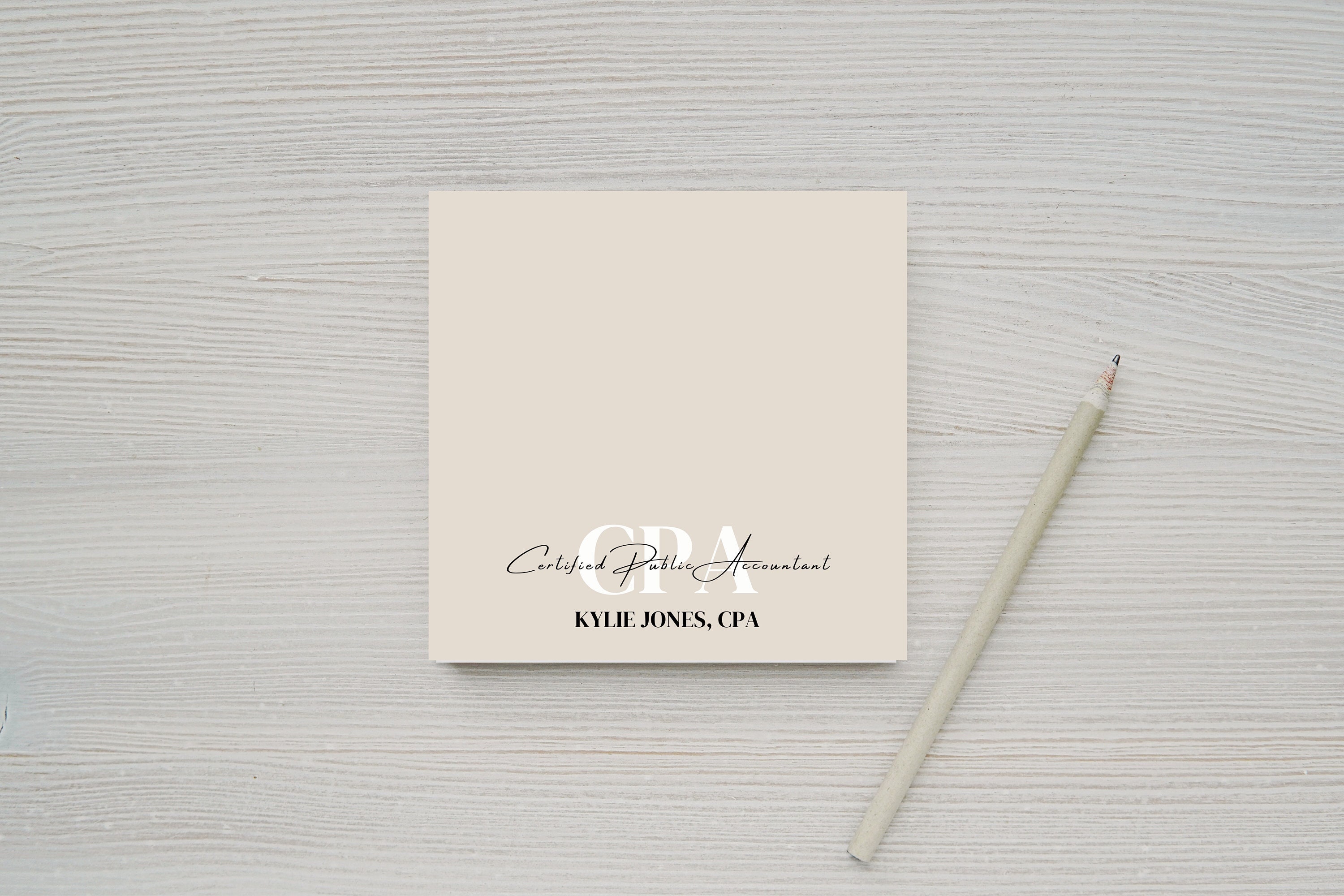 Personalized CPA Post-it Notes, Gifts for Cpas, Certified Public ...