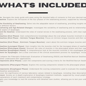 Complete Dysphagia Guide, Study Guide Bundle for Swallowing Therapy ...