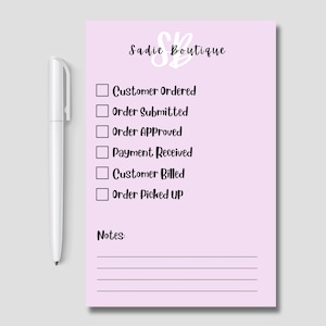 Custom Checklist Post-it® Notes, To-do List Notepad, Business Memo Pad ...