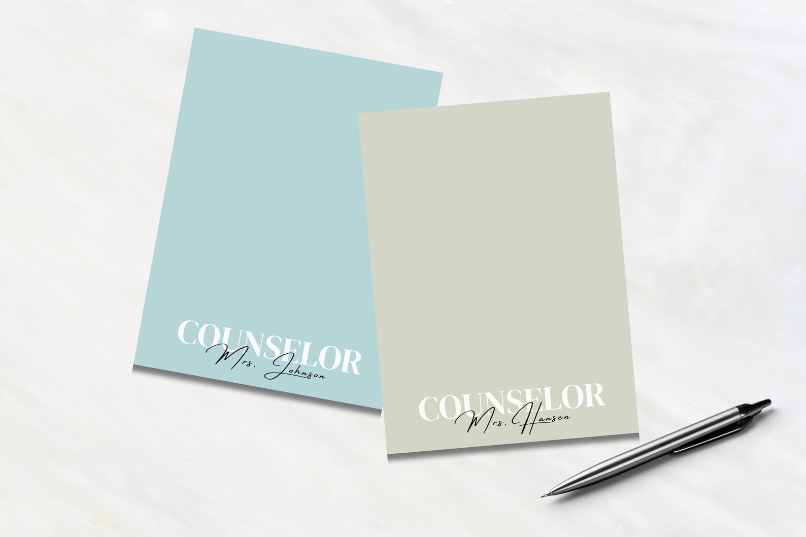 Personalized Counselor Post-it Notes, Custom Counselor Gifts, Back to ...