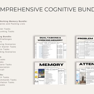 200+ Cognitive Activities for Adult Speech Therapy, Speech Language ...