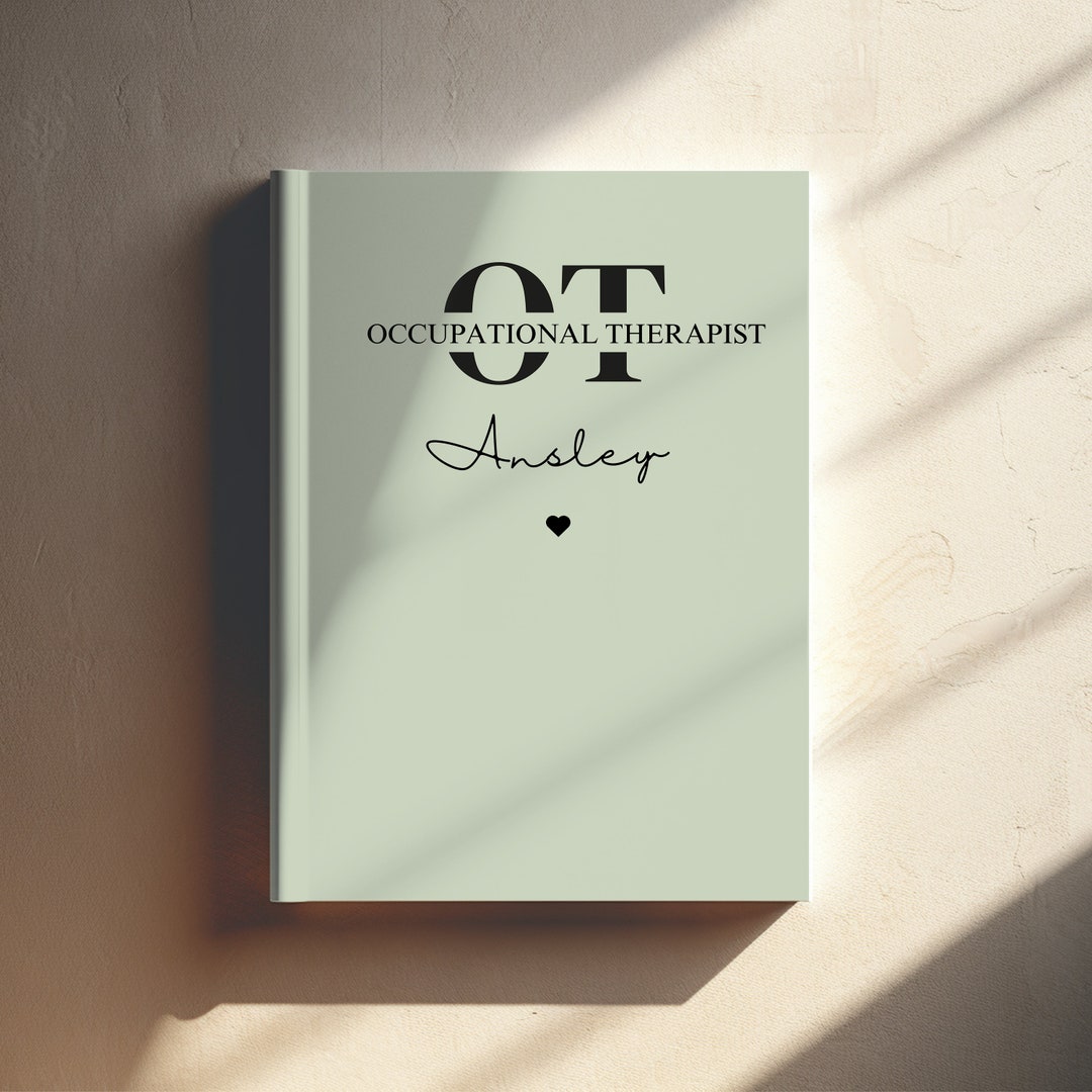 Personalized OT Notebook, Occupational Therapy Hardcover Journal, OT ...