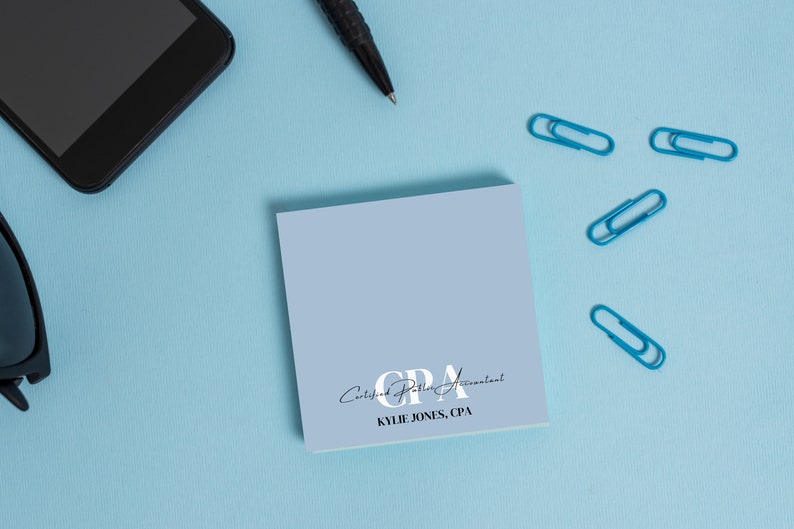 Personalized CPA Post-it Notes, Gifts for Cpas, Certified Public ...