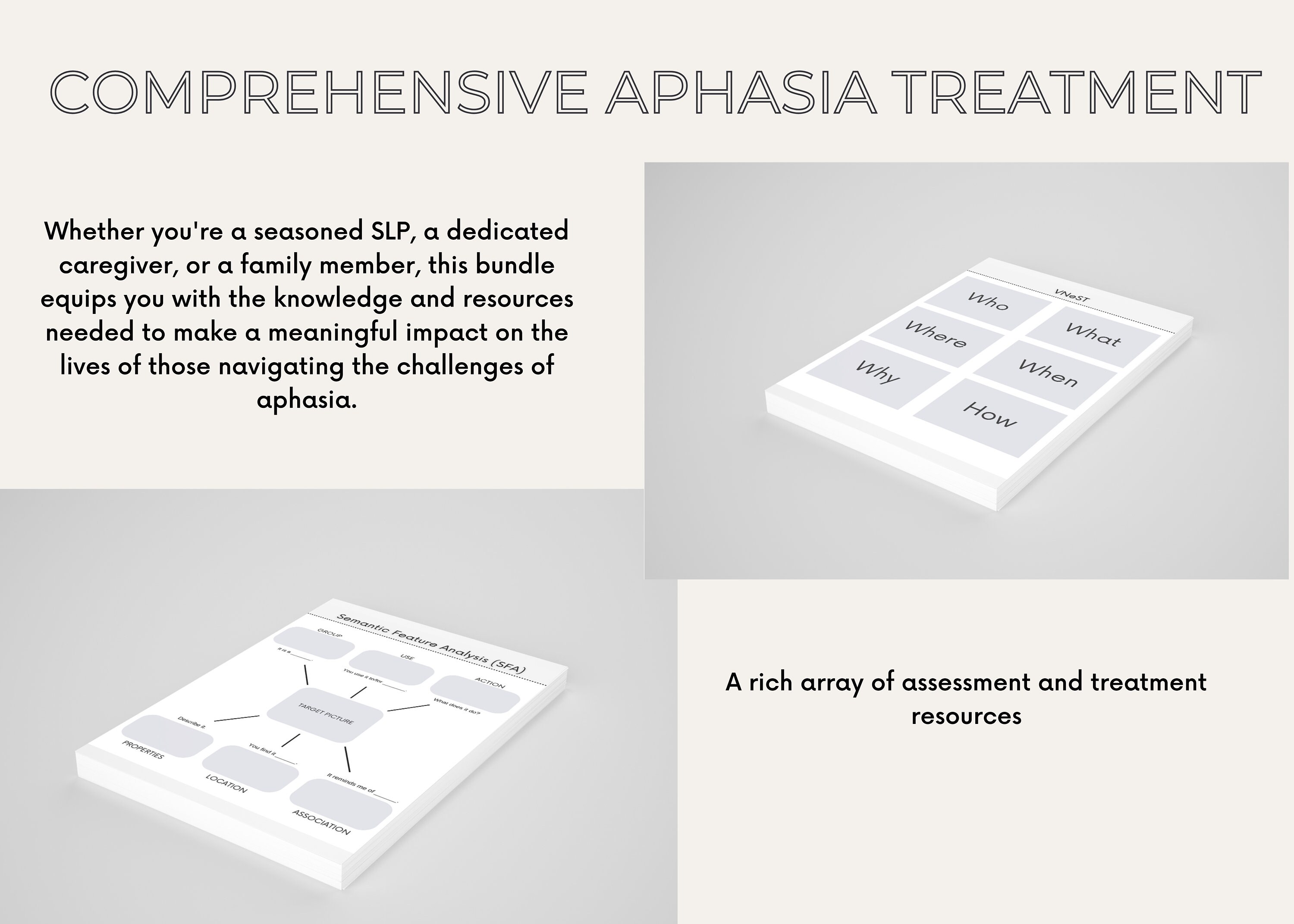 Aphasia Activities for Adult Speech Therapy, Speech Language Pathology ...