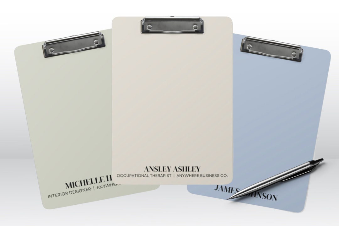 Personalized Professional Clipboard, Custom Clipboard, Name Gifts ...